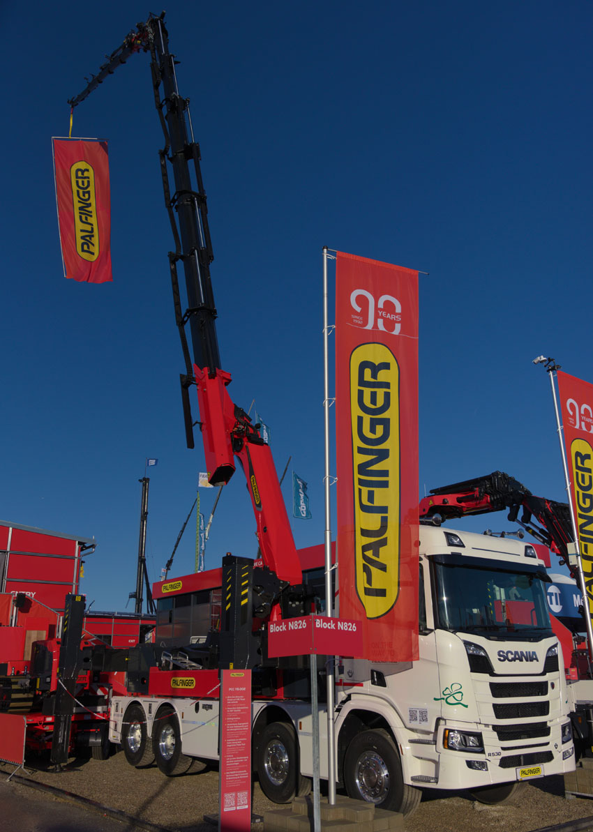 Ditzj.de - Bauma 2022 - Palfinger PCC115002 - Scania R530