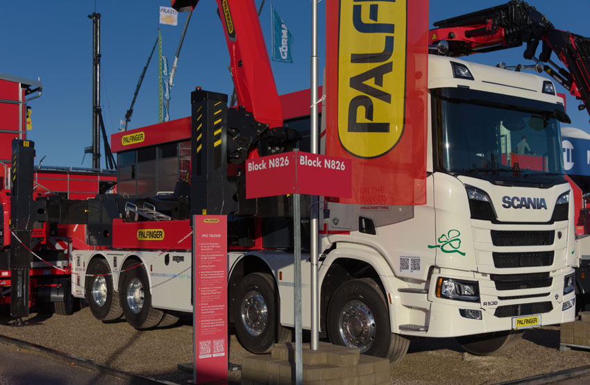 Ditzj.de - Bauma 2022 - Palfinger PCC115002 - Scania R530